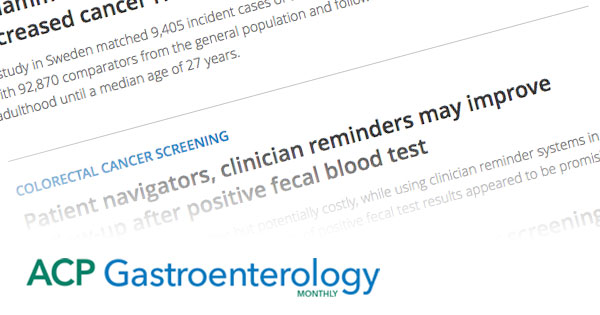 ACG guideline updates recommendations on diagnosis, management of GERD ...